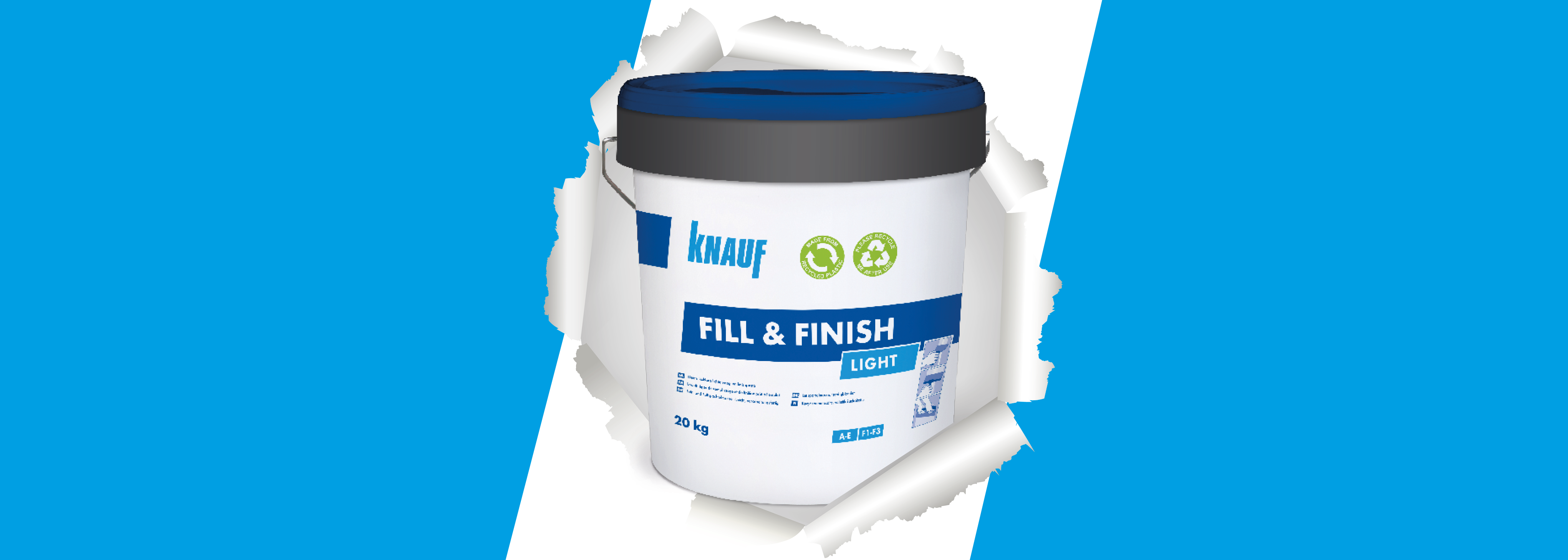 Fill & Finish Light: een eenvoudig te gebruiken voeg- en finishpasta